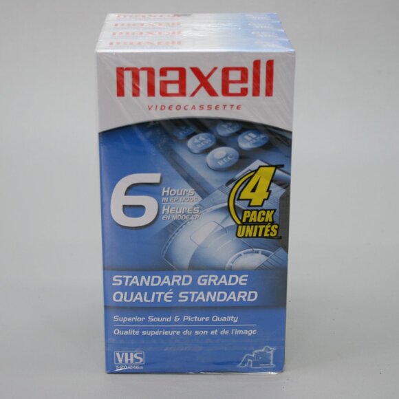 Maxell | Cameras, Photo & Video | Lot 4 Maxell T2 Standard Grade Vcr ...
